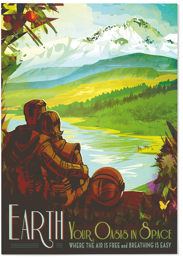 NASA Visions of the Future Posters | Artful Space Travel Prints – Posterist