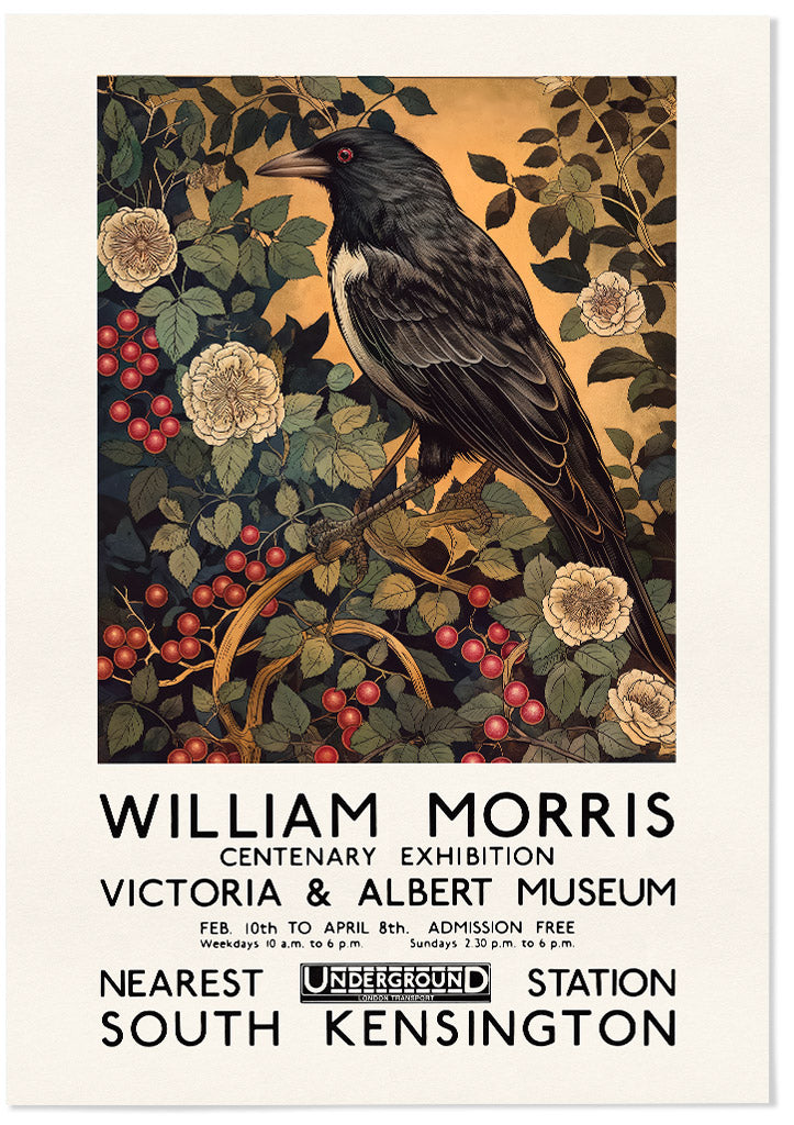 William Morris Exhibition Posters: Arts & Crafts Wall Decor – Posterist