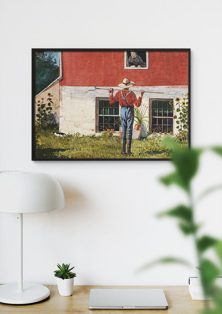 Winslow Homer Art Print | In the Garden – Posterist