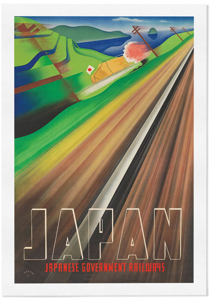 Vintage Japan Travel Poster | Japanese Landscape Wall Art – Posterist