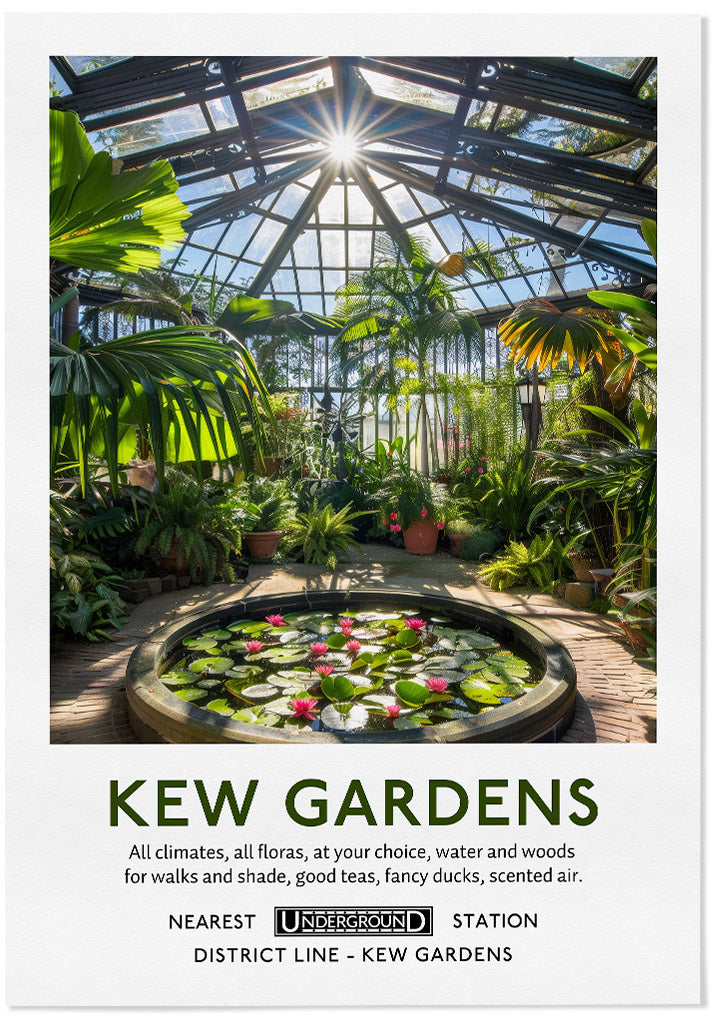 Kew Gardens Poster | Vintage Travel Posters London England – Posterist