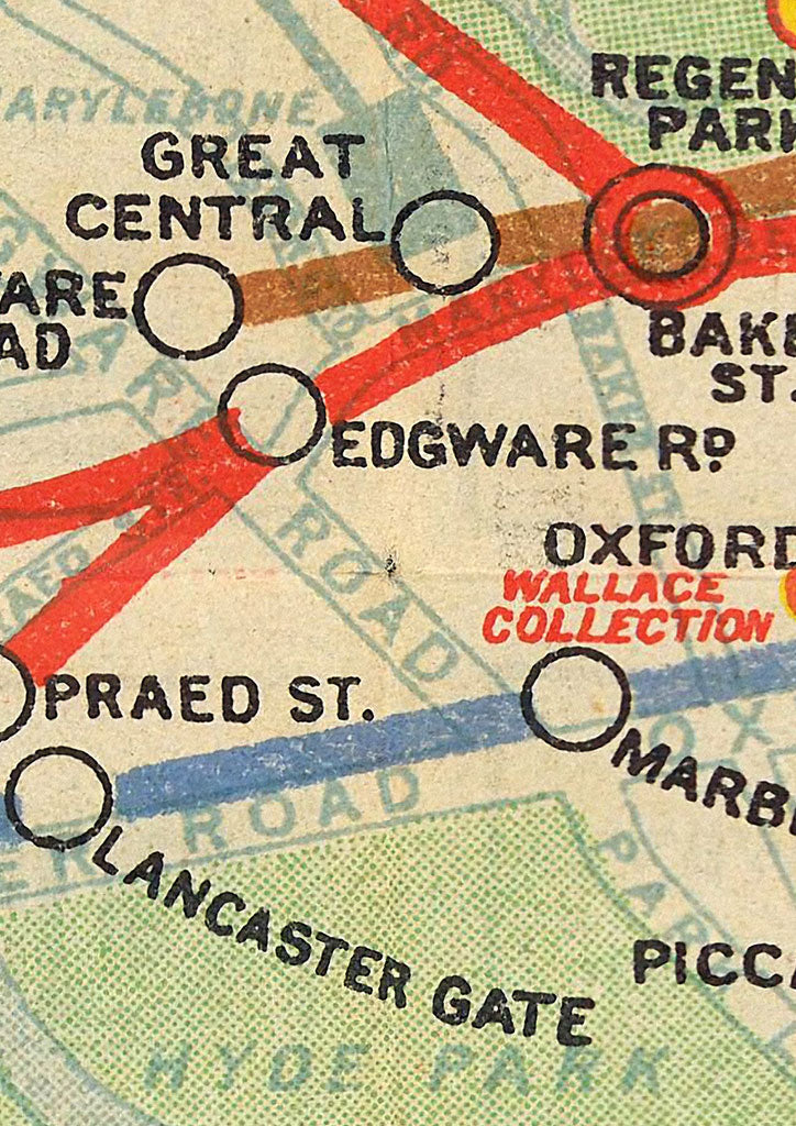 London Underground Map 1912 | Vintage London Map Collection – Posterist
