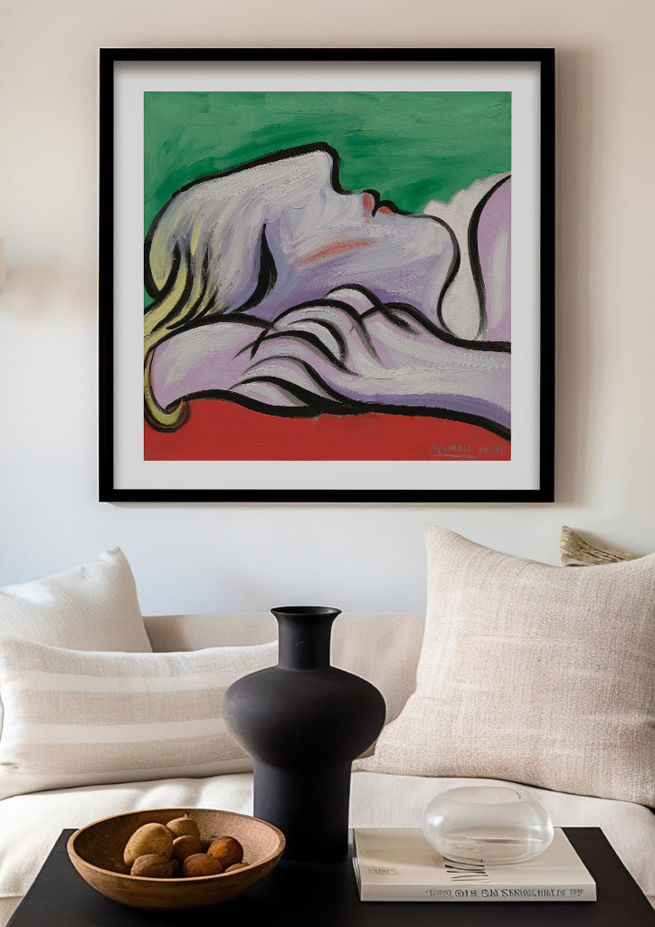 Pablo Picasso 'Le Repos (Rest)' Art Print | Square Art Posters – Posterist