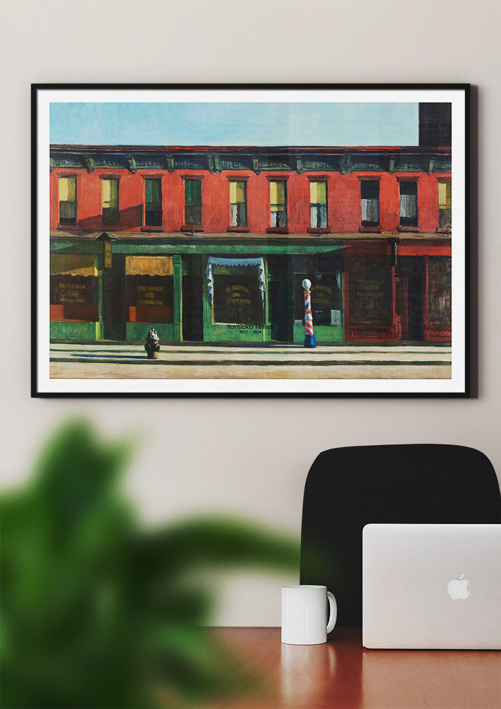 Edward Hopper Early Sunday Morning Art Print – Posterist