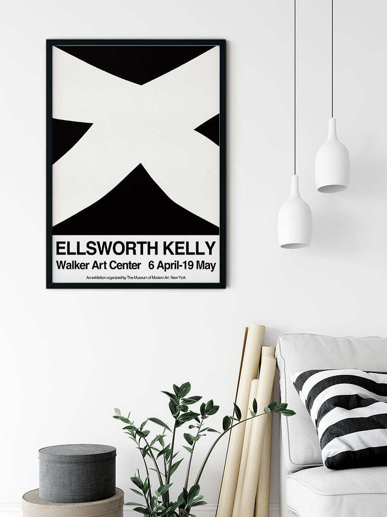 Ellsworth Kelly Exhibition Poster | Mid-Century Modern Art – Posterist