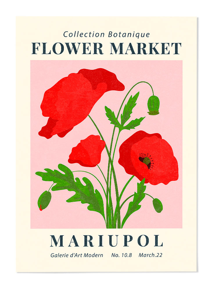 Flower Market Poster Mariupol – Posterist
