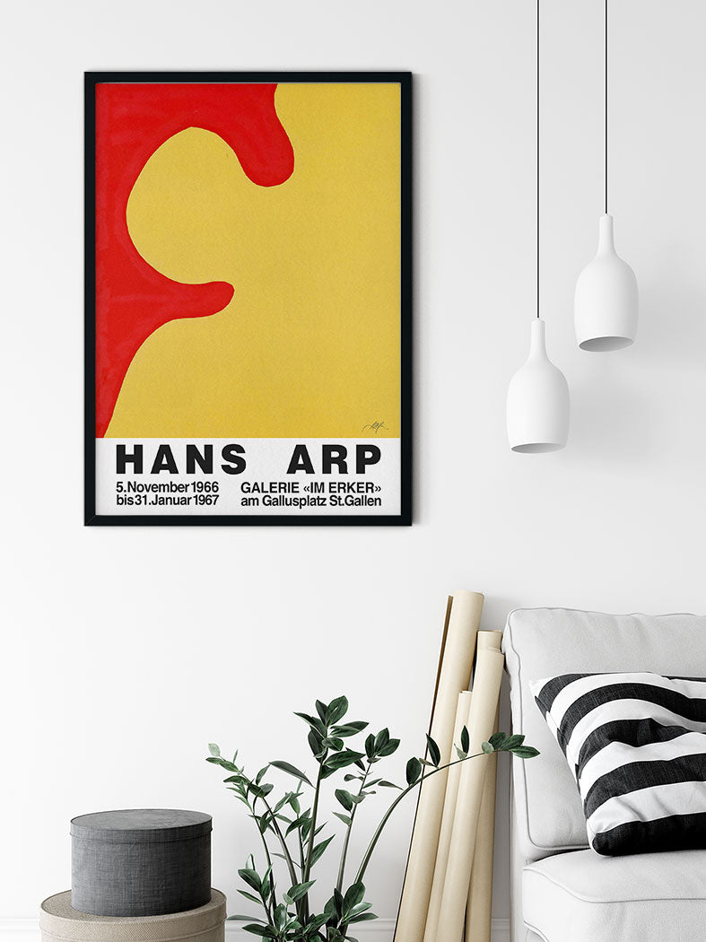 Hans Arp Exhibition Poster | Modern Home Decor – Posterist