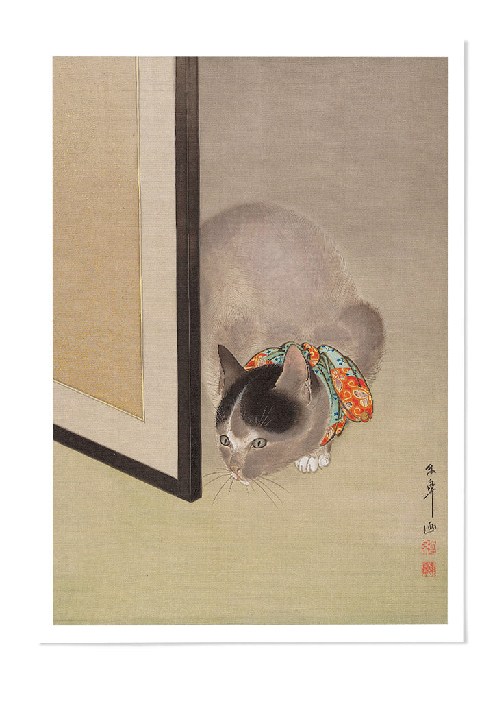 Japanese Cat Art Poster by Oide Toko – Posterist
