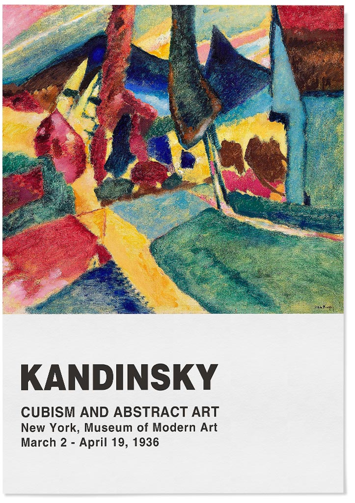 Kandinsky Exhibition Poster | Modern Home Decor – Posterist