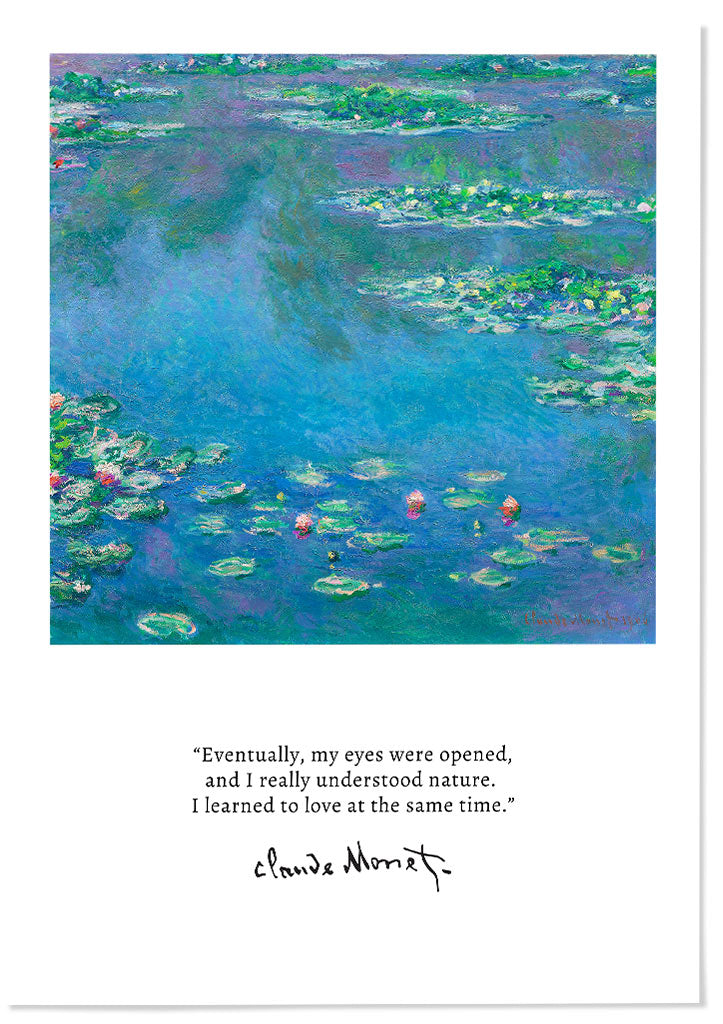 Inspirational Quotes by Claude Monet | Impressionist Wall Art – Posterist