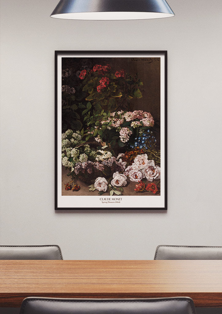 Claude Monet Wall Art Prints & Posters | Spring Flowers Painting ...